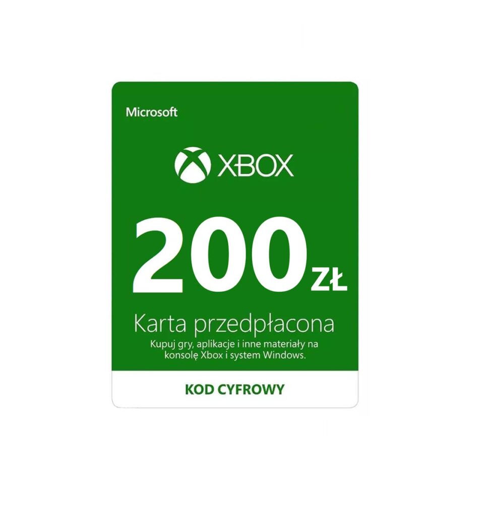 Xbox Live 200 zł - Karta przedpłacona - PureSoftware